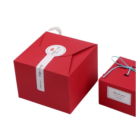 Jual READY box MERAH 12x12 kotak gift box packaging kantong imlek ...