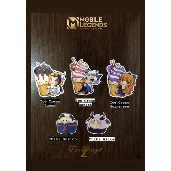 Jual Sticker Mobile Legends Chibi | MLBB Harith Lunox Guinevere Gusion ...