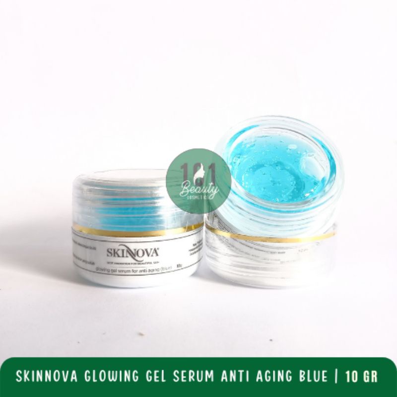 Jual Skinnova Glowing Gel Serum Anti Aging Blue | Shopee Indonesia