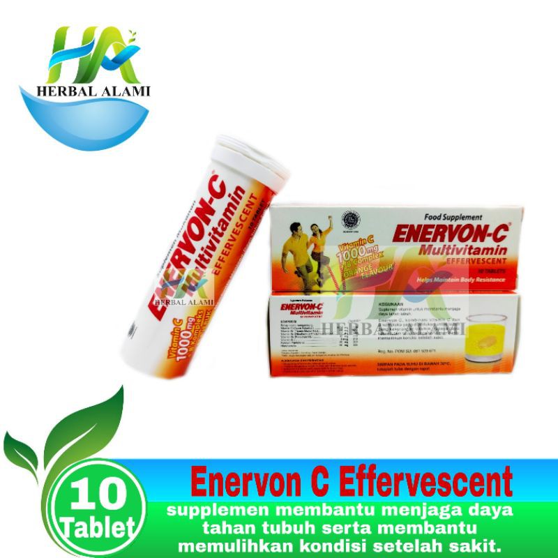 Jual Enervon C Tablet Multivitamin Effervescent | Shopee Indonesia