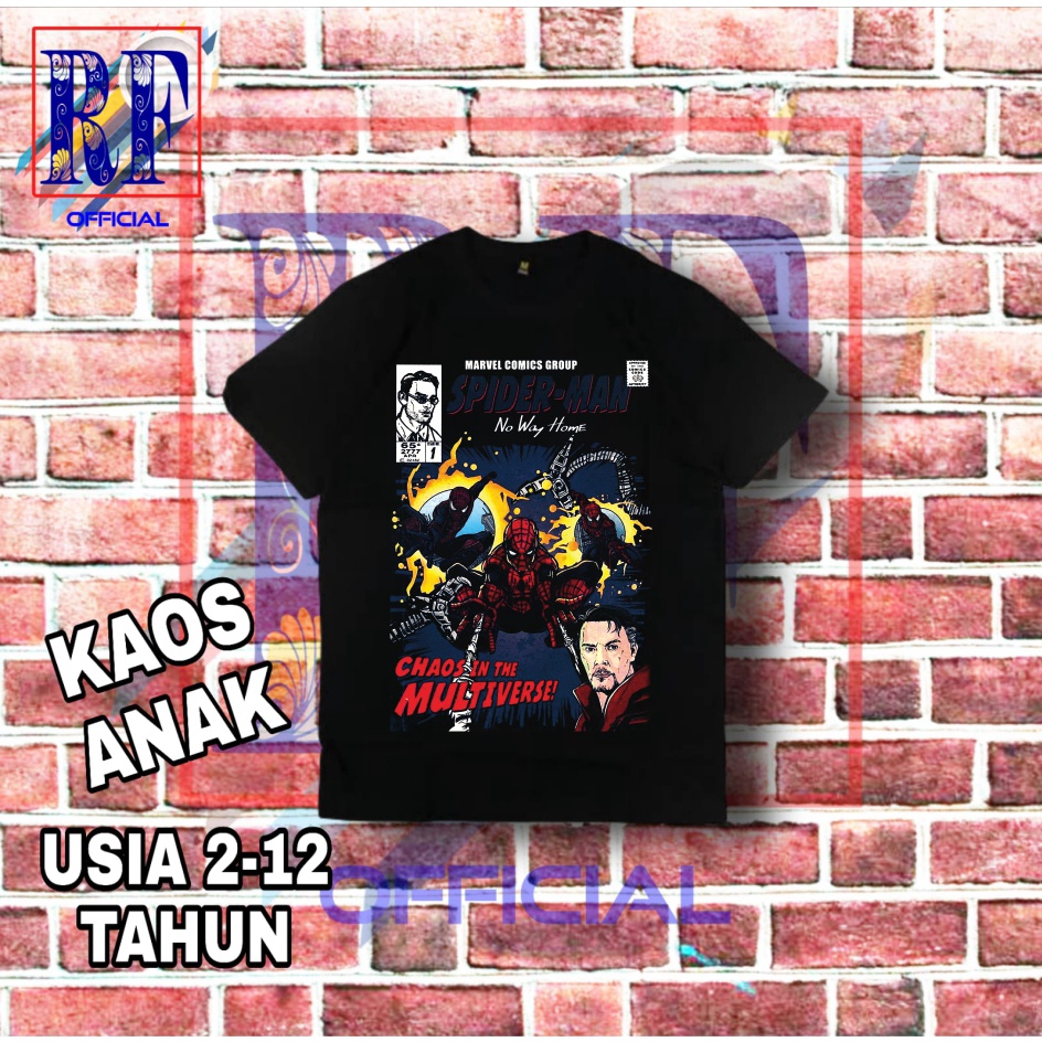 Jual KAOS BAJU ANAK SPIDER-MAN MARVEL COMICS | T-SHIRT THE AMAZING ...