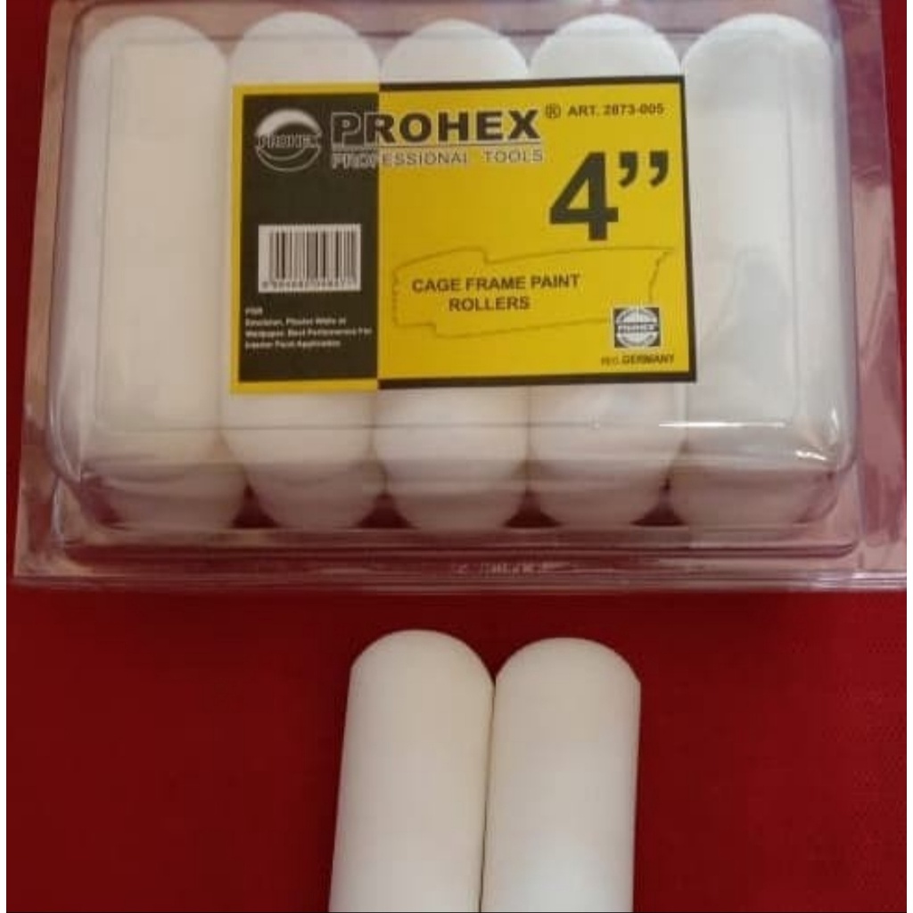 Jual Refill kuas rol busa prohex 4",isi kuas rol busa 4" prohex ...