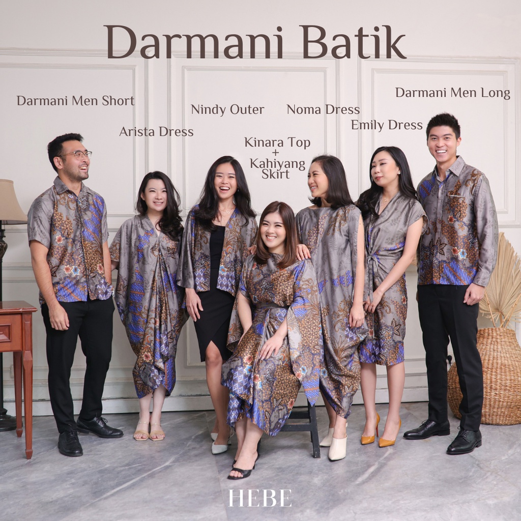 Jual Darmani Batik Set ( Available Couple Dewasa & Anak ) - Kinara Kahiyang Noma Emily Jenna ...