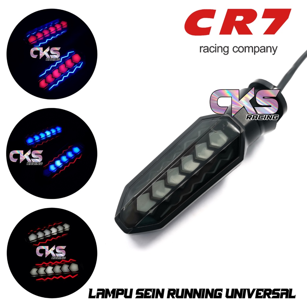 Jual Sein Running 2 Mode Lampu Sen LED Running CR7 Vixion Aerox CBR ADV ...