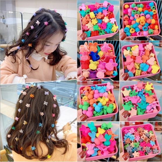 Jual [KIDSFASHIONKOLEKSI] 20pcs Jepit Rambut Anak Mini Lucu Mix & 10pcs ...