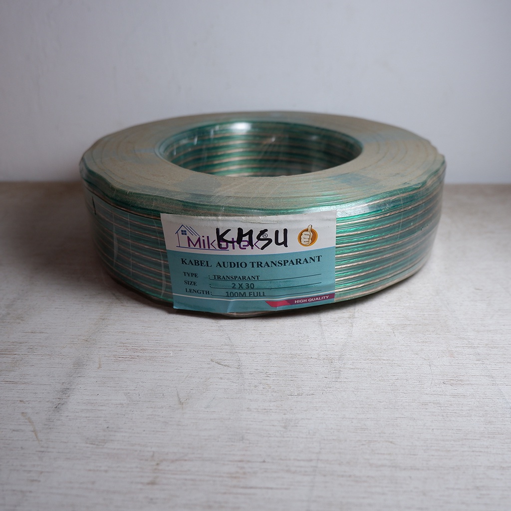 Jual Kabel Audio Murah Mikotek 2x30 100 meter | Shopee Indonesia