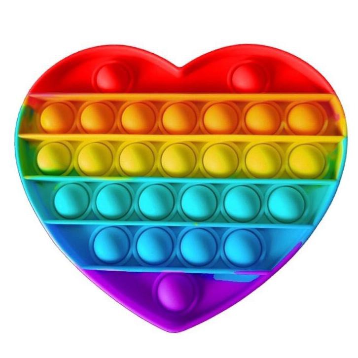 Jual Pop Its Round Fidget Toy Push bubble ( ASLI IMPORT ) stress relief ...