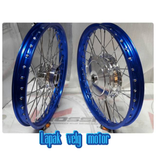 Jual Velg variasi yamaha matic ring rossi uk 140x17 wm blue dark ...