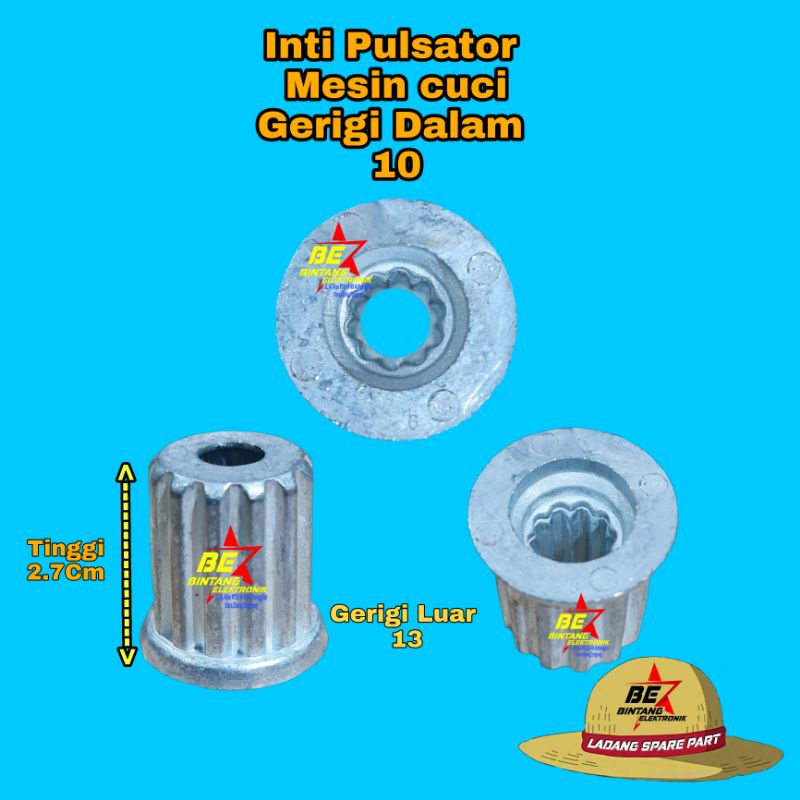 Jual Inti Pulsator Mesin Cuci Gerigi 10 Besi Puli Stator Gigi 10 ...