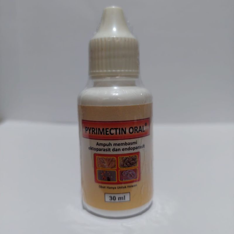 Jual pyrimectin oral 30ml (obat scabies, myasis, caplak, tungau ...