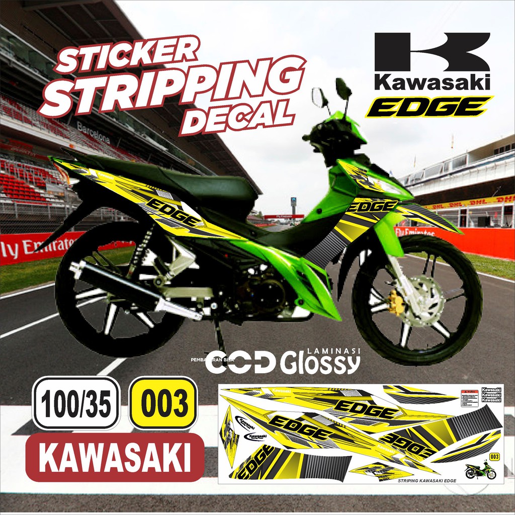 Jual Stiker decal striping kawasaki Edge Variasi Kawasaki (semua ready ...