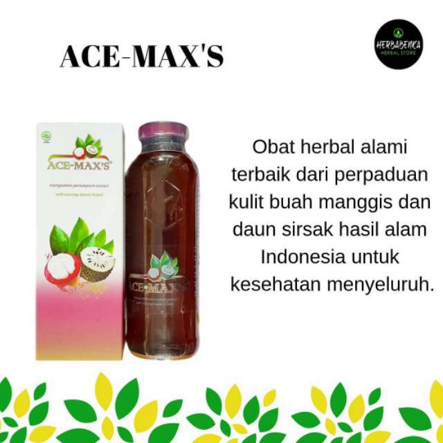Jual ACE-MAX'S Ekstrak Kulit Manggis Daun Sirsak Ace Maxs Original Ace Max Mengatasi Penyakit ...
