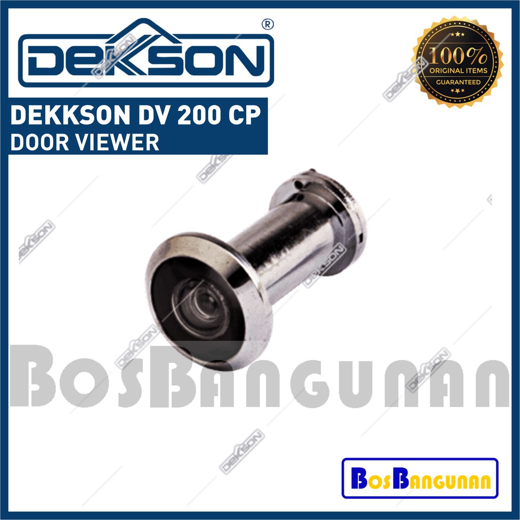 Jual Door Viewer DEKKSON DV 200 CP Stainless Steel 304 / Lubang Intip ...