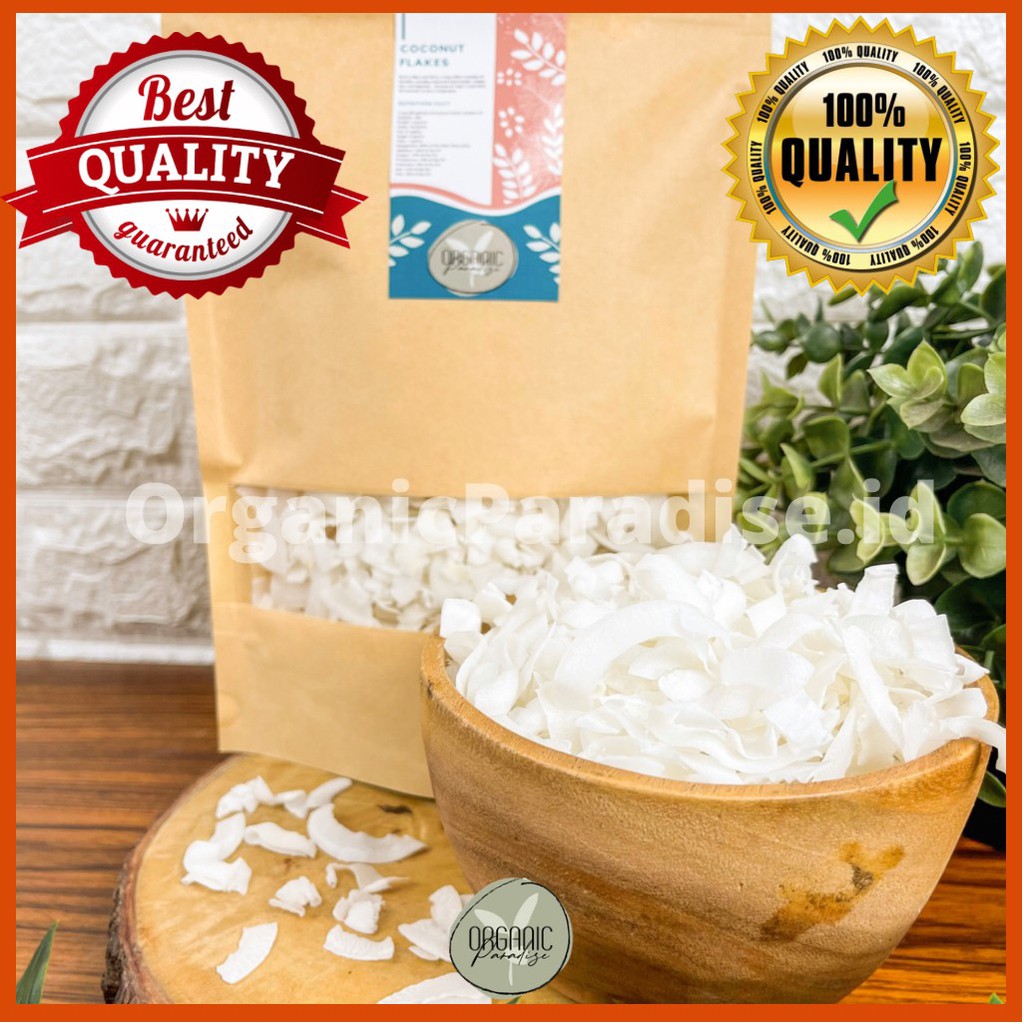 Jual Kelapa Parut Kering 250 gram / Coconut Flakes 250 gram Premium Quality | Shopee Indonesia