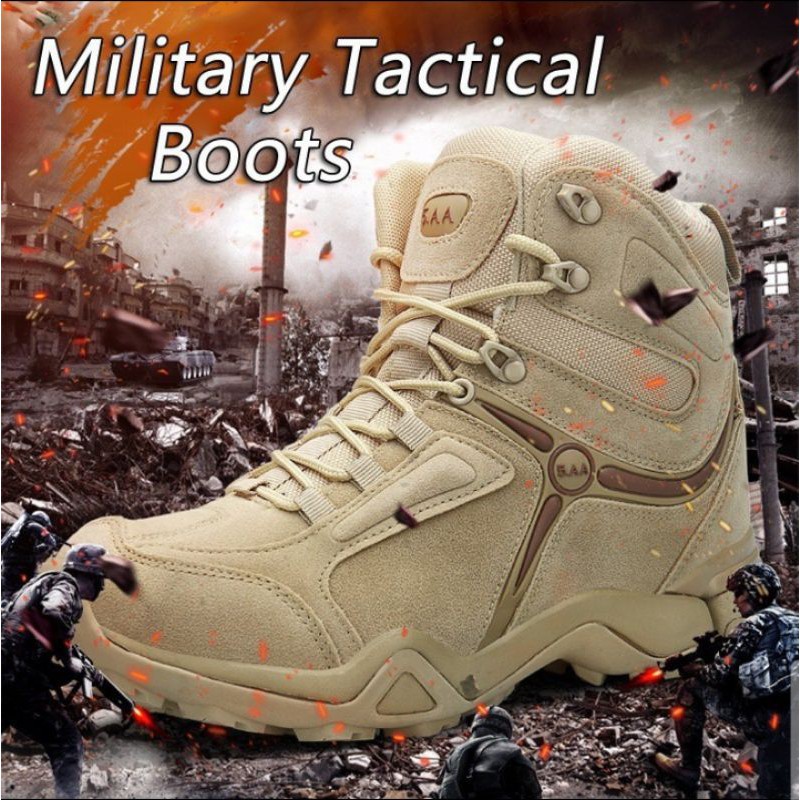 Jual SEPATU MILITER TACTICAL BOOTS PRIA 5AA SEFTY UJUNG BESI | Shopee ...