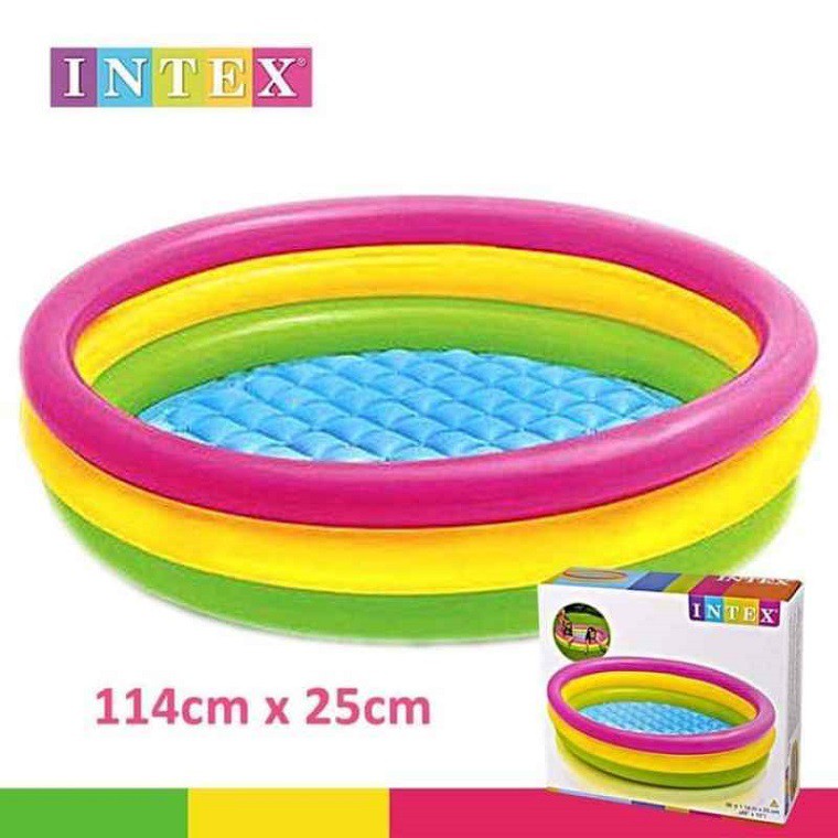 Jual Kolam Karet Intex /Kolam Renang intex 57412/ bola mandi [114cm ...