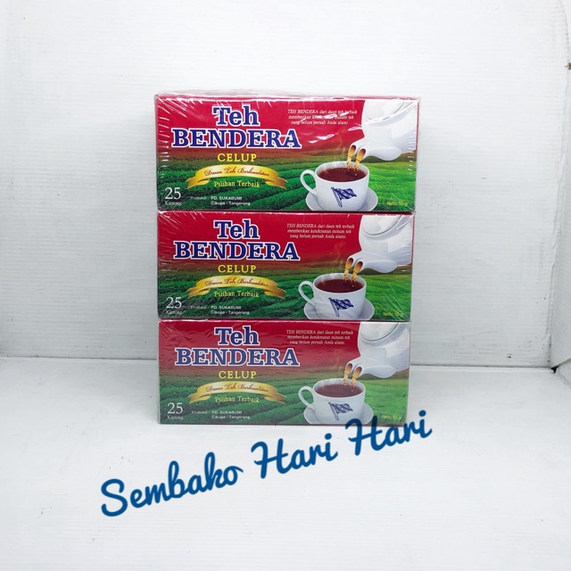 Jual Teh celup merk bendera @1kotak | Shopee Indonesia