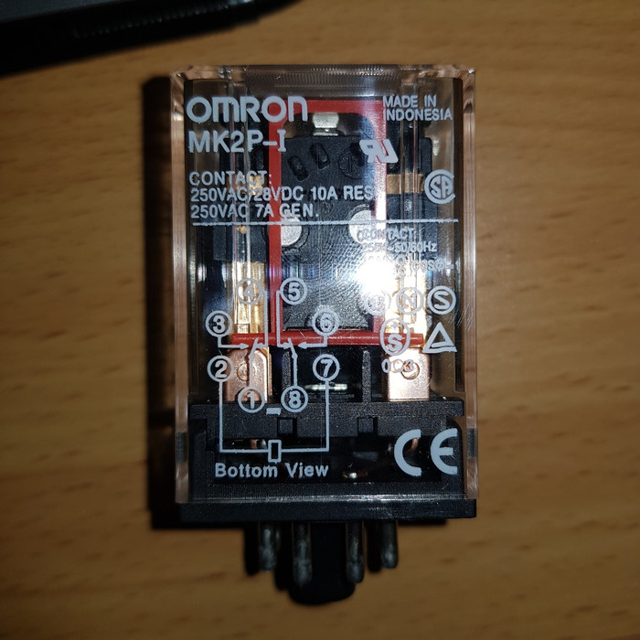 Jual Relay Omron MK2P-I / MK2P / MKS2P 220V 8PIN | Shopee Indonesia