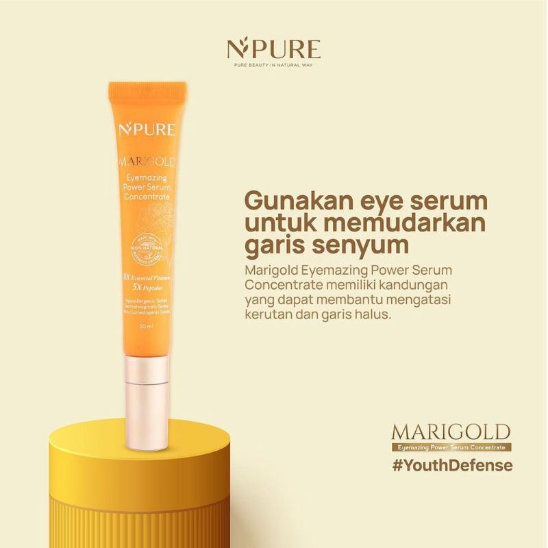 Jual [UBAH HARGA] NPURE Eye Power Serum Concetrate Marigold Series ...