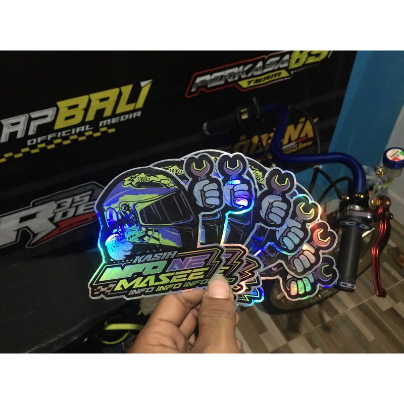 Jual Stiker Hologram Racingcloth Bali Original | Shopee Indonesia