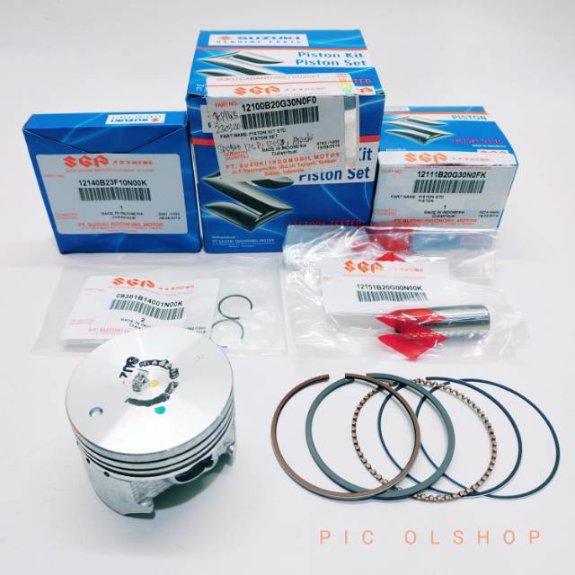 Jual Piston Kit Set SHOGUN 125R / SP OLD Lama ARASHI Os : STD - 50 - 100 Original SGP ...