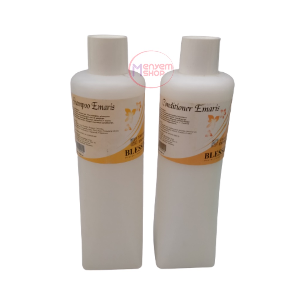 Jual Paket blessing shampoo + conditioner emaris botol 1 liter | Shopee ...