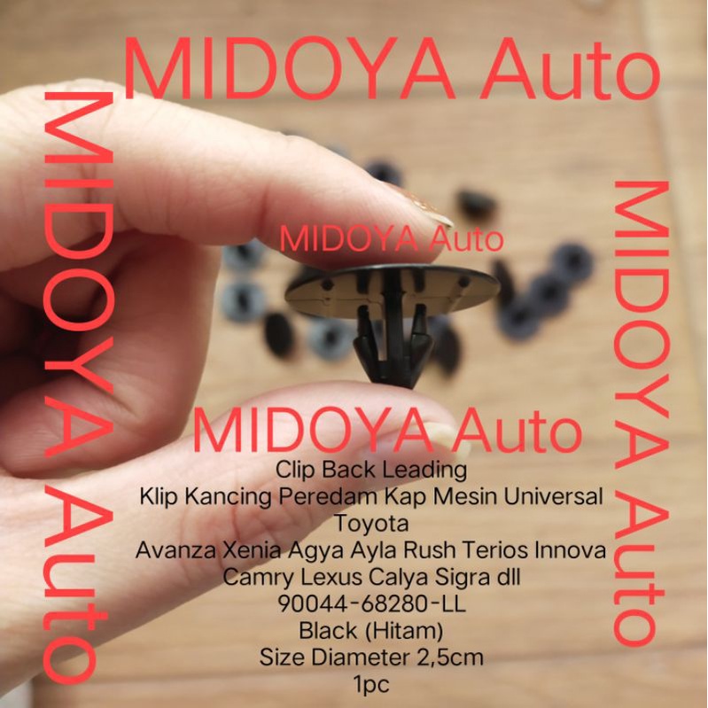 Jual Clip Back Leading Klip Kancing Peredam Kap Mesin Universal Toyota ...