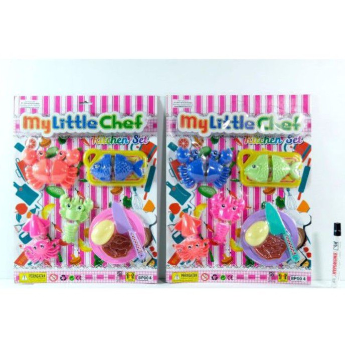 Jual Mainan Daging Potong / My little Chef Kitchen Set BP004 | Shopee ...