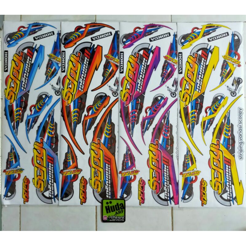 Jual Striping scopy sticker scoppy Lis motor variasi scoopy | Shopee ...