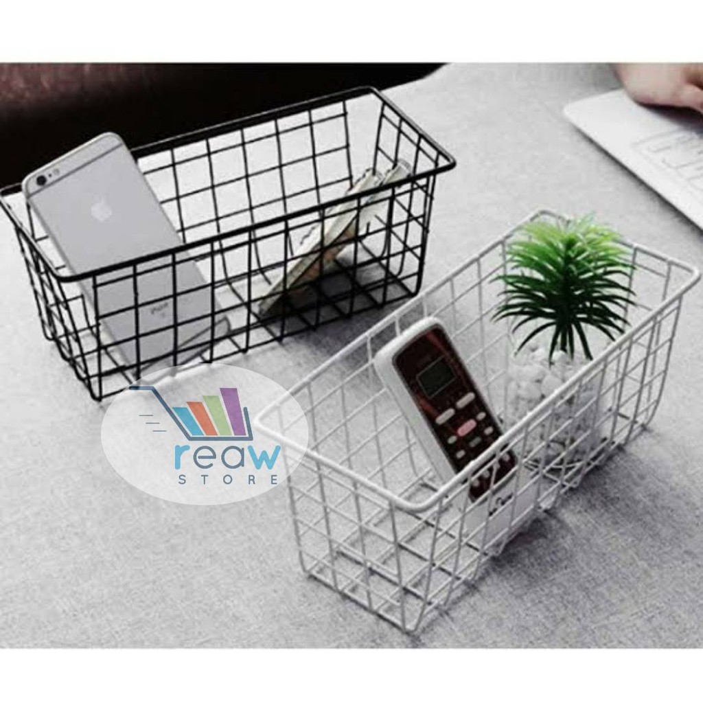 Jual Keranjang Besi Gantung Wire Mesh Grid Wall Hiasan Dinding KESI ...