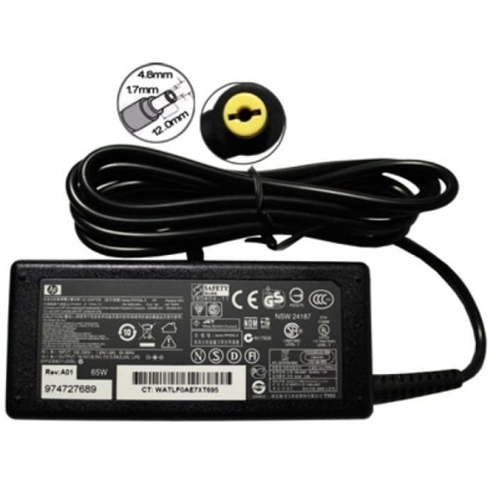 Jual EMJaya Adaptor laptop Charger HP 500 510 520 Compaq CQ510 V3000 ...