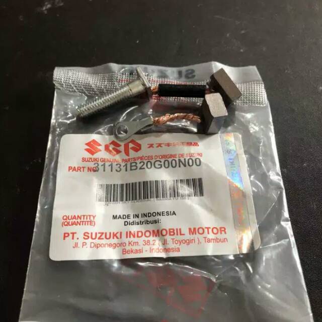 Jual Arang Areng Cool Stater Starter Brush Set Motor Terminal Suzuki ...