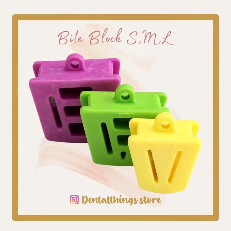 Jual DENTAL BITE BLOCK PENYANGGA GIGITAN GIGI SET | Shopee Indonesia