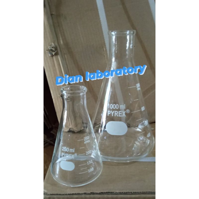 Jual Erlenmeyer 500ml pyrex | Shopee Indonesia