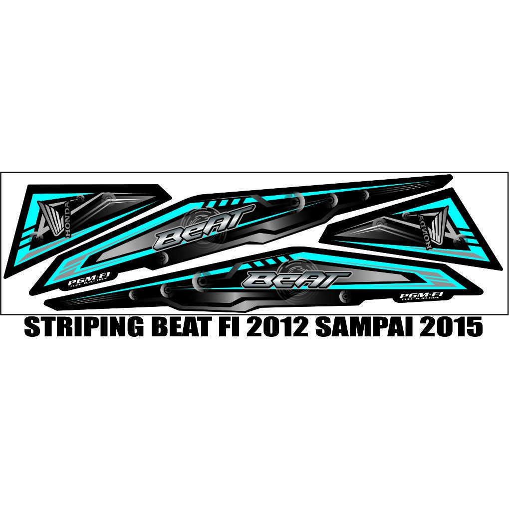 Jual STIKER STRIPING HONDA BEAT FI VARIASI STIKER CUSTOM ART STRIPING ...