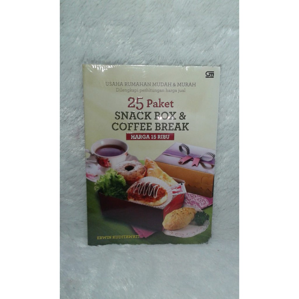 Jual Buku Resep 25 Paket Snack Box & Coffee Break Budget 15 Ribuan ...