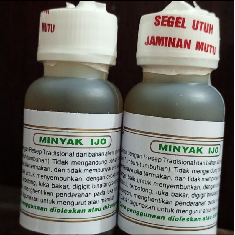 Jual MINYAK HERBAL TRADISIONAL - MINYAK IJO (BOTOL KECIL) | Shopee ...