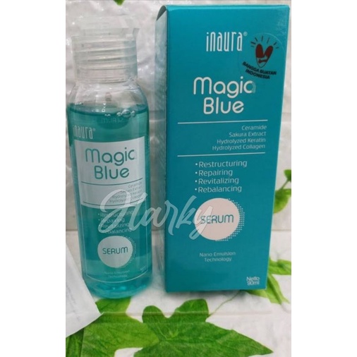 Jual Inaura Magic Blue Serum 90ml serum keratin smoothing collagen ...
