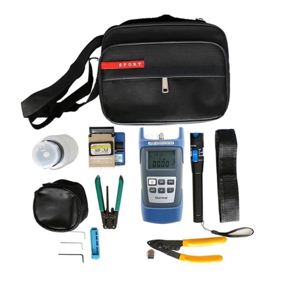 Jual FTTH Tool Kit SET Lengkap OPM VFL Cleaver FO Fiber Optik Toolkit ...