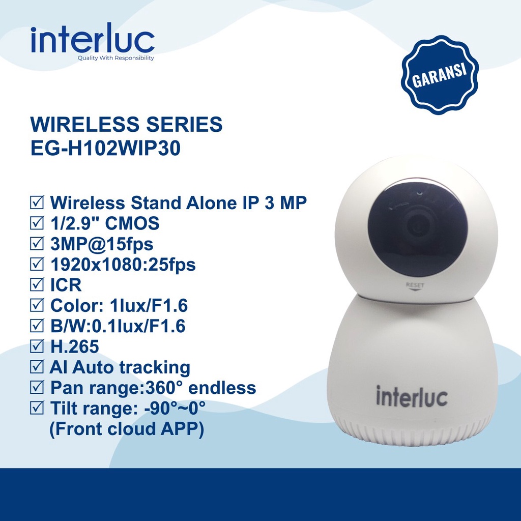 Jual Interluc Edge CCTV Wireless Series | Shopee Indonesia
