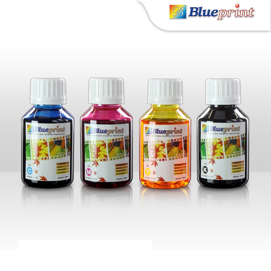 Jual Tinta HP BLUEPRINT Refill For Printer HP 100ml | Shopee Indonesia