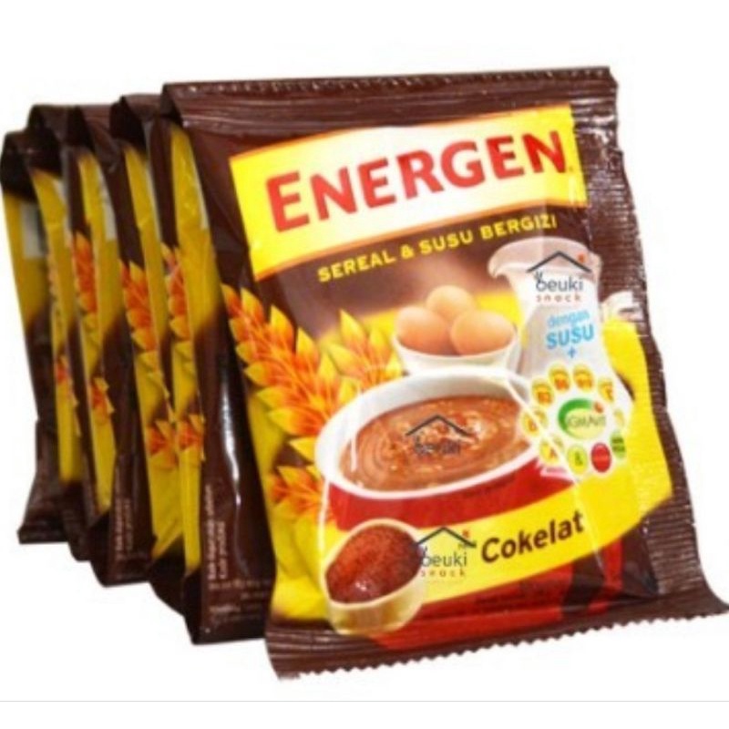 Jual energen coklat 34gr sachet (1 renteng) | Shopee Indonesia