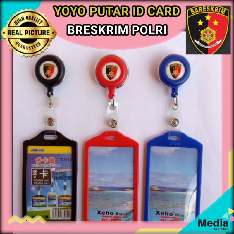 Jual Bareskrim POLRI Yoyo ID Card Holder Name Tag | Shopee Indonesia