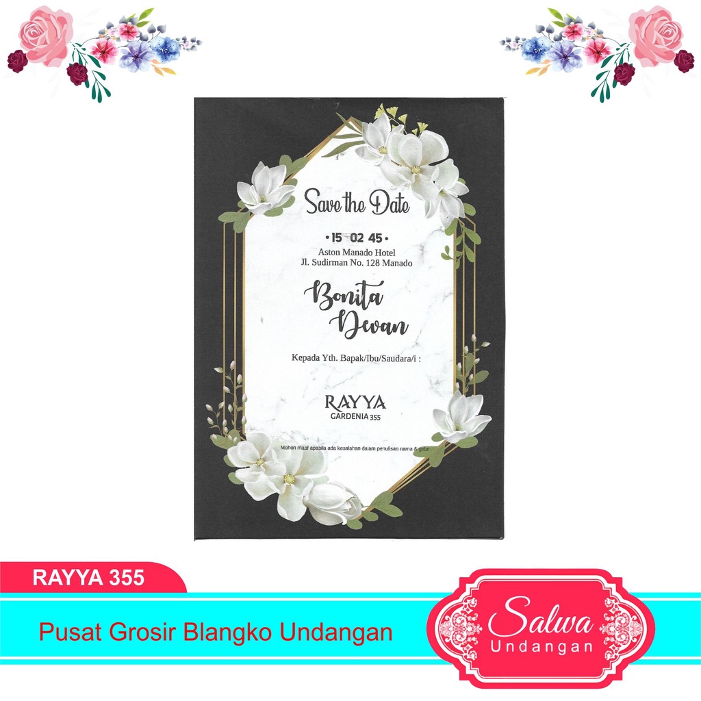 Jual Blangko Undangan Rayya 355 Harga Murah | Shopee Indonesia