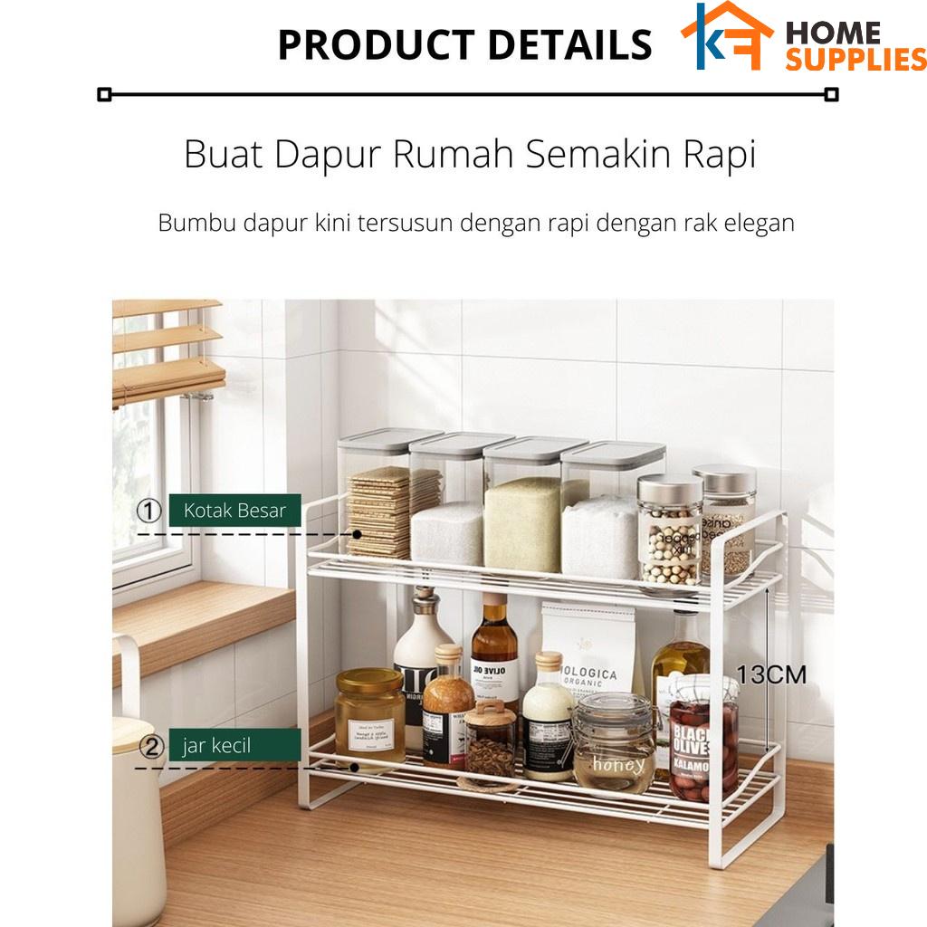 Jual 【KF】Rak Dapur Minimalis Rak Sisipan Kolong Dapur Rak Storage ...