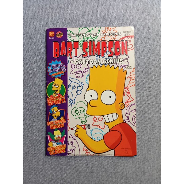 Jual Simpsons Comics Presents : Bart Simpson Cartoon Genius | Shopee ...