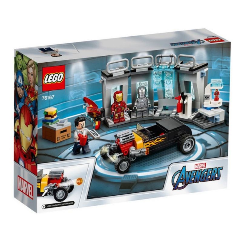 Jual Lego Iron Man Tony Stark Laboratory Armor | Shopee Indonesia