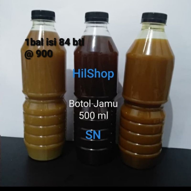 Jual Botol Jamu Plastik MG 500 ml @900 isi 49pcs | Shopee Indonesia