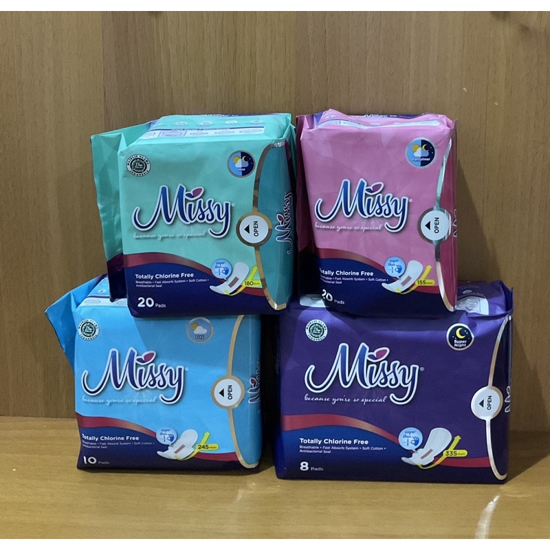 Jual Missy Pembalut Wanita Mini Pantyliner Day Super Night