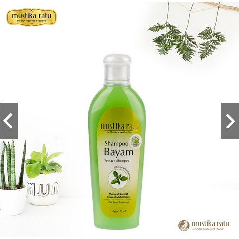 Jual Mustika Ratu Shampoo Bayam 175 ml shampo cuci bayem rambut ...